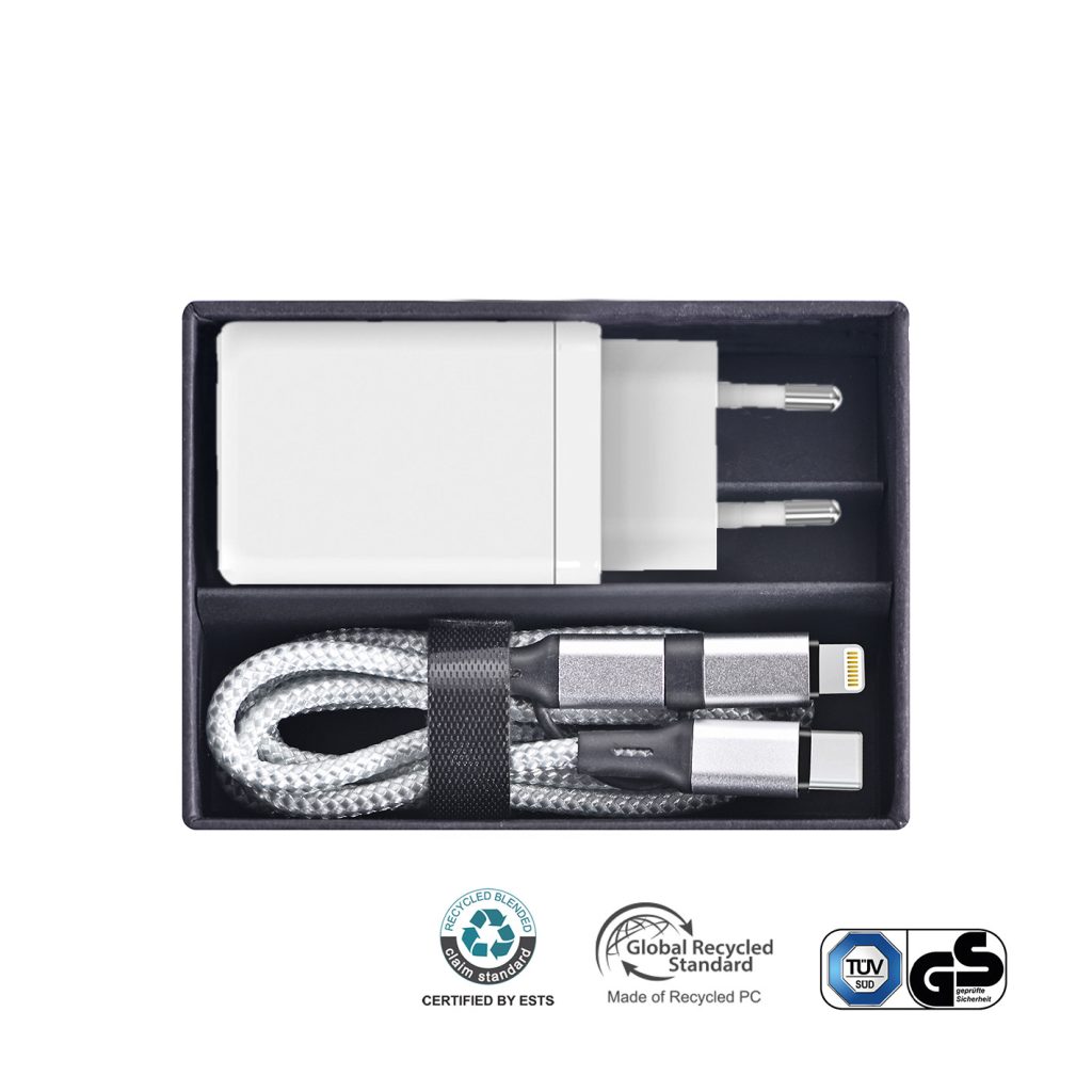 PD Fast Charging wall adapter Set 65W + 3A cable – USB.NU – Startsida