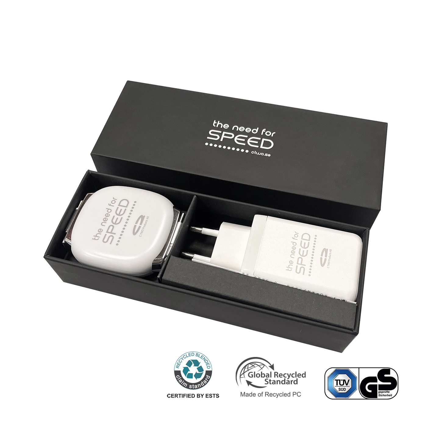 PD Wall adapter Set 65W + 100W Square Cable Type C – USB.NU – Startsida